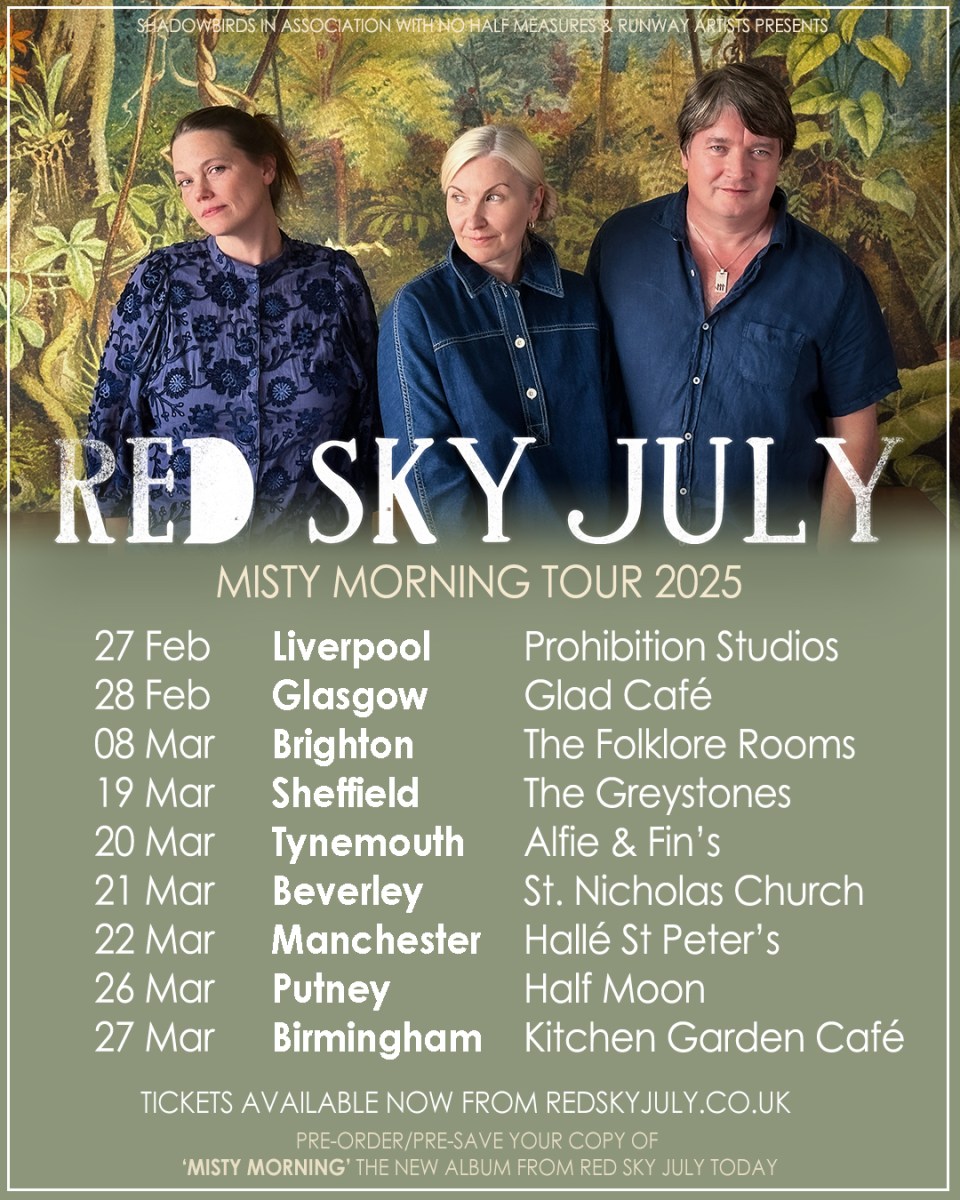 Red Sky July Announce ‘Misty Morning Tour’ 2025